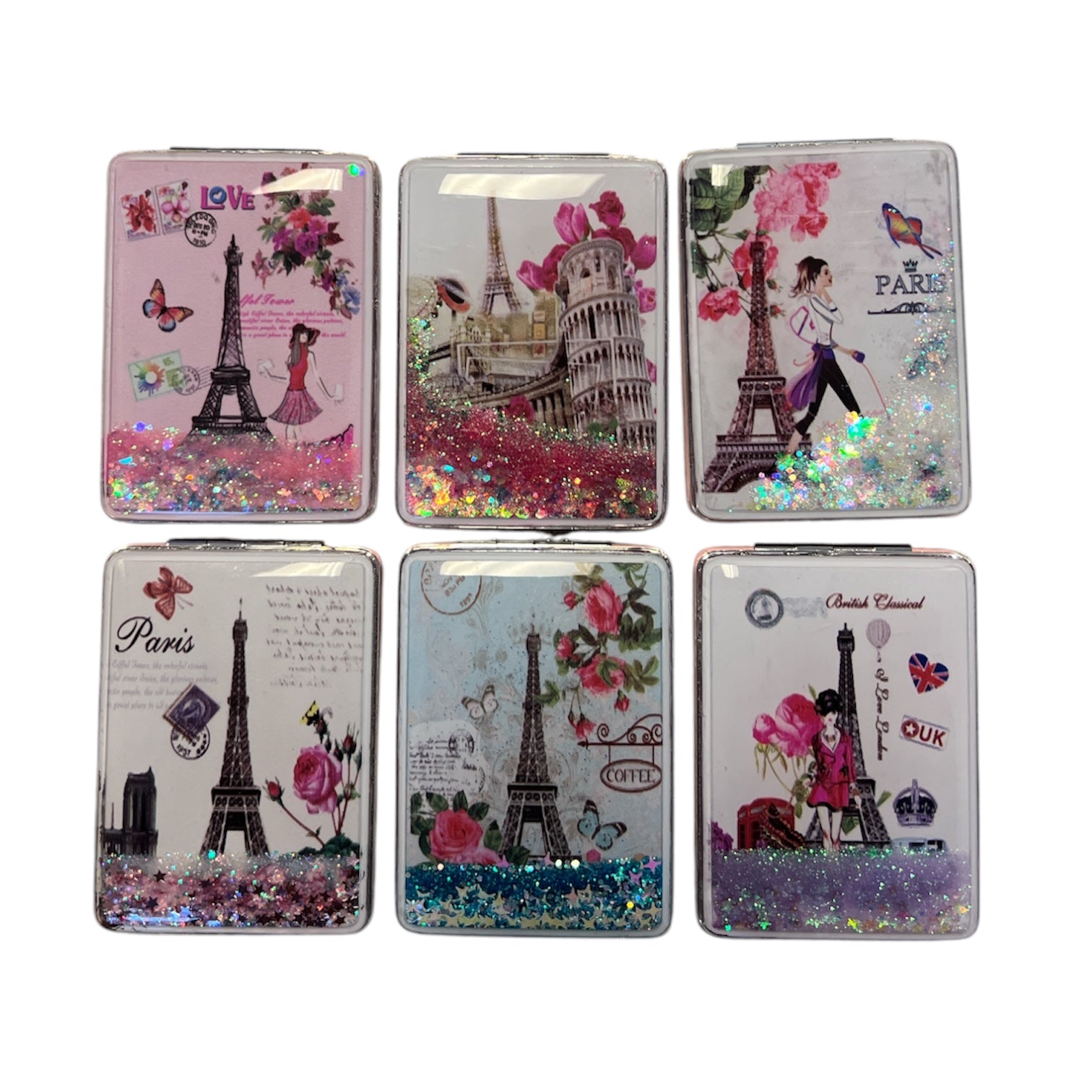 Foldable Face Mirror (Eiffel Tower) 27111-4