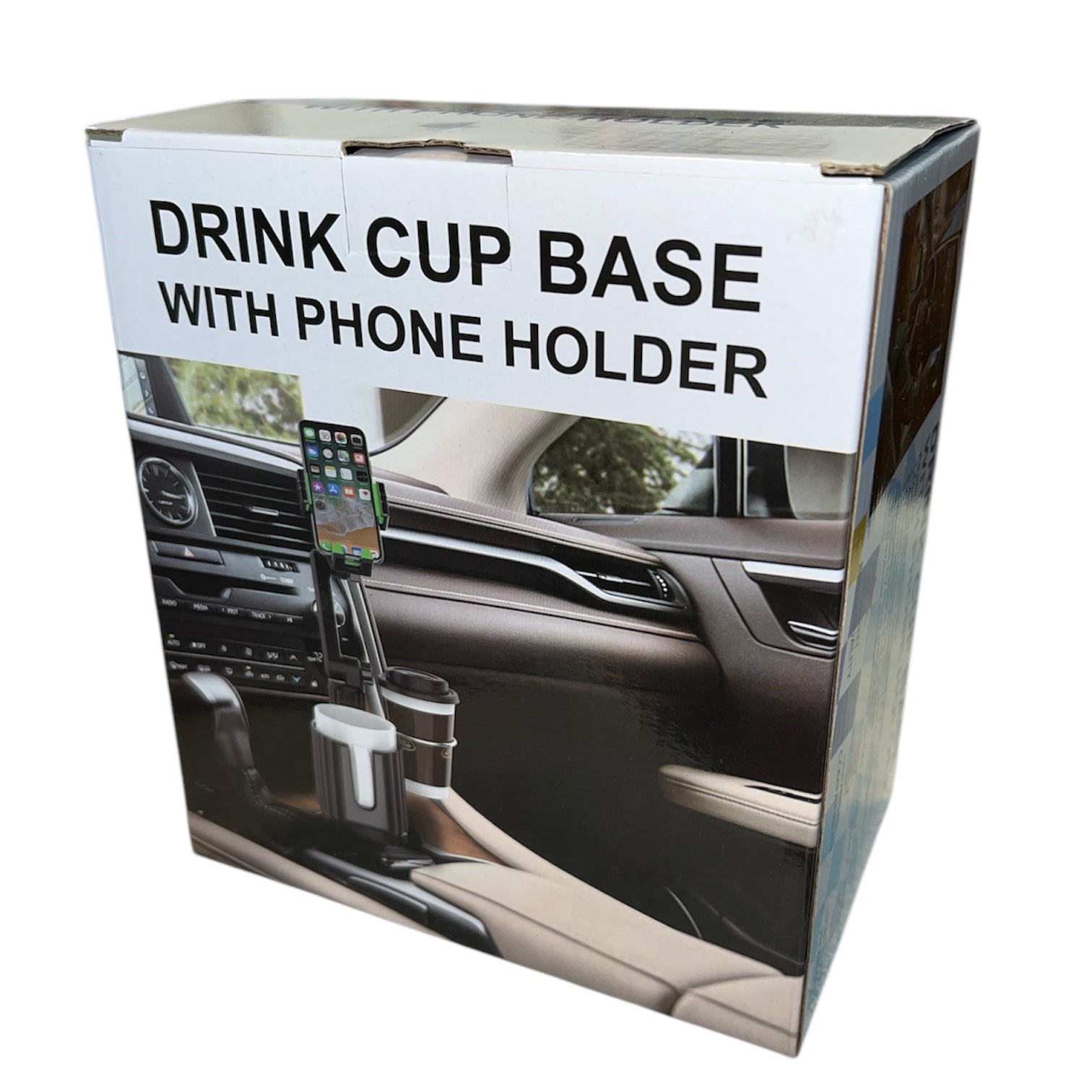 Drink Cup Base With Phone Holder