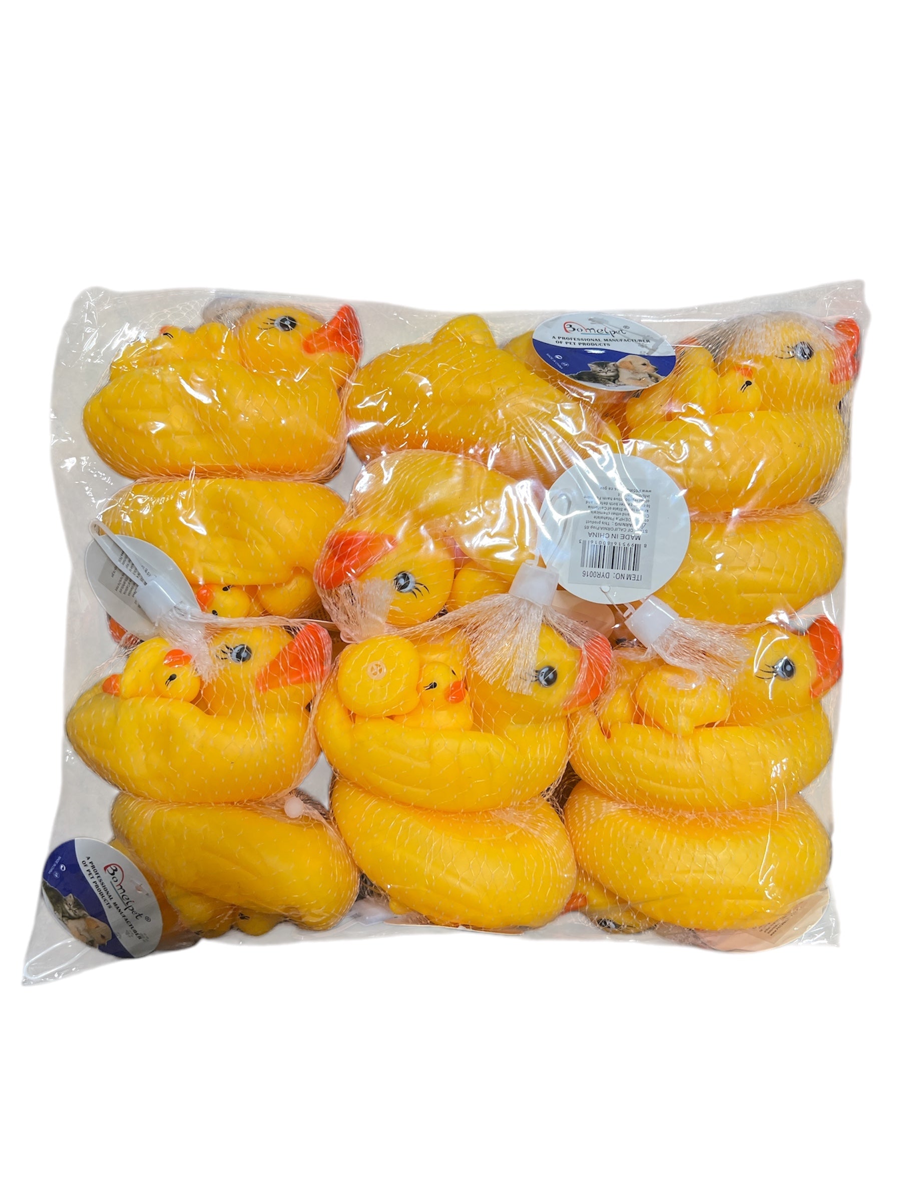 12pc Squeaky Duck Pet Toy DYR0016