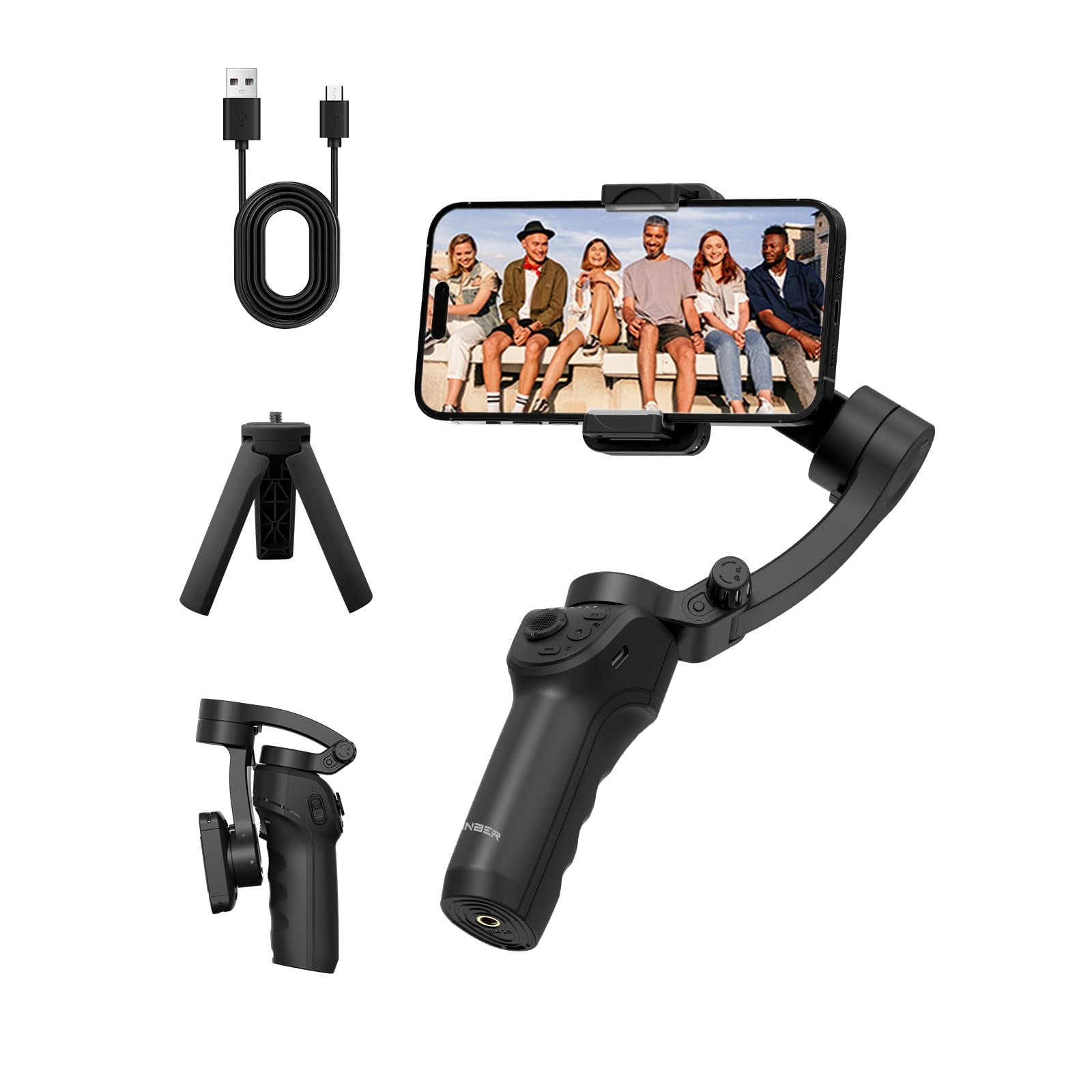 TOKQI 3-Axis Gimbal Stabalizer M01