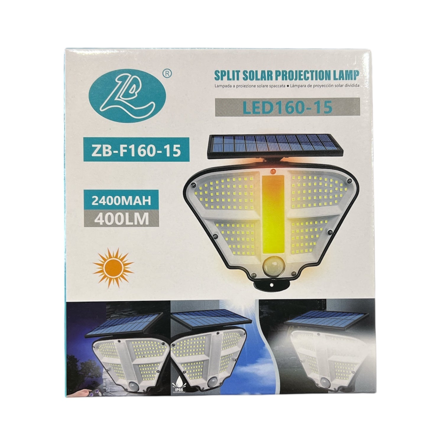 Split Solar Protection Lamp ZB-F160-15